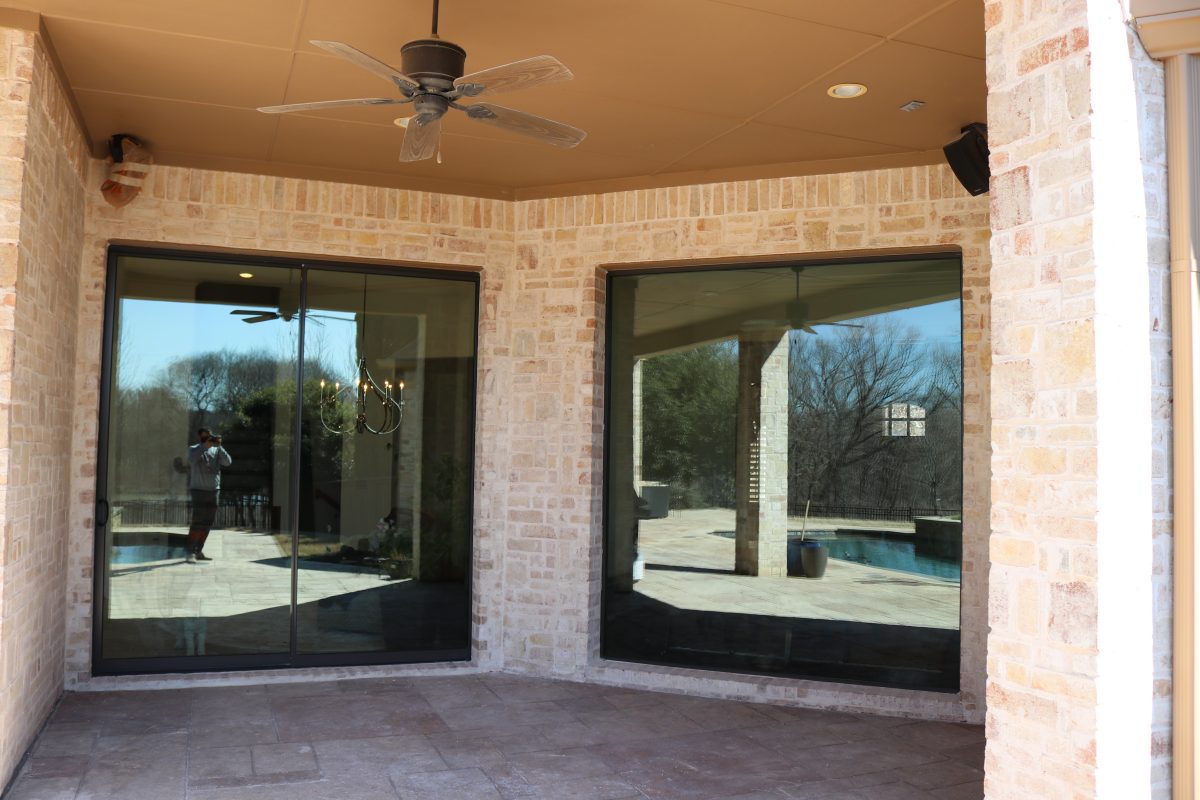 Full glass window (Allen) - PZ Construction Texas