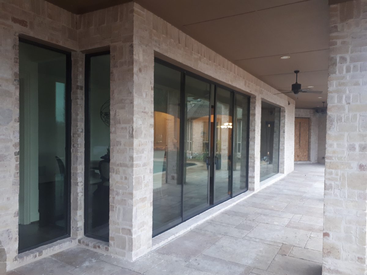 Full glass window (Allen) - PZ Construction Texas